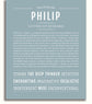 Philip Personalized Name Meaning Art Prints – Name Stories