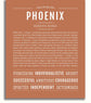 Phoenix (male) | Name Art Print – Name Stories