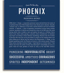 Phoenix (male) | Name Art Print – Name Stories