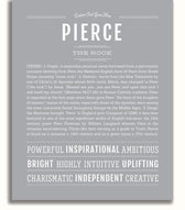 Pierce | Name Art Print – Name Stories