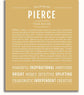 Pierce | Name Art Print – Name Stories