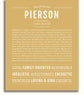 Pierson | Name Art Print – Name Stories