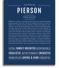 Pierson | Name Art Print – Name Stories