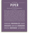 Piper | Name Art Print – Name Stories