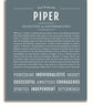 Piper | Name Art Print – Name Stories
