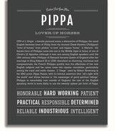 Pippa | Name Art Print – Name Stories