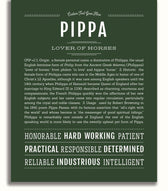 Pippa | Name Art Print – Name Stories