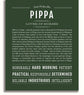 Pippa | Name Art Print – Name Stories