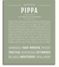 Pippa | Name Art Print – Name Stories