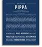 Pippa | Name Art Print – Name Stories