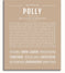 Polly | Name Art Print – Name Stories