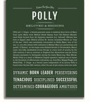 Polly | Name Art Print – Name Stories