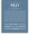 Polly | Name Art Print – Name Stories
