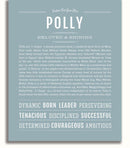 Polly | Name Art Print – Name Stories