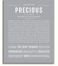 Precious | Name Art Print – Name Stories