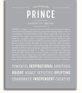 Prince | Name Art Print – Name Stories