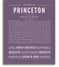 Princeton | Name Art Print – Name Stories
