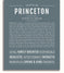 Princeton | Name Art Print – Name Stories