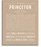 Princeton | Name Art Print – Name Stories