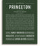 Princeton | Name Art Print – Name Stories