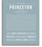 Princeton | Name Art Print – Name Stories