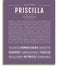 Priscilla Personalized Name Meaning Art Prints – Name Stories
