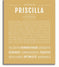 Priscilla Personalized Name Meaning Art Prints – Name Stories
