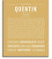 Quentin | Name Art Print – Name Stories