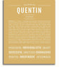 Quentin | Name Art Print – Name Stories