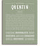 Quentin | Name Art Print – Name Stories