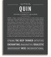 Quin (male) | Name Art Print – Name Stories