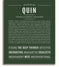 Quin (male) | Name Art Print – Name Stories