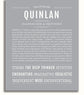 Quinlan (male) | Name Art Print – Name Stories