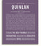 Quinlan (male) | Name Art Print – Name Stories