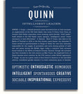 Quinn (female) | Name Art Print – Name Stories