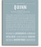 Quinn Personalized Name Meaning Art Prints – Name Stories