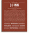 Quinn Personalized Name Meaning Art Prints – Name Stories