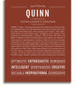 Quinn (male) | Name Art Print – Name Stories