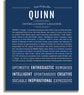 Quinn (male) | Name Art Print – Name Stories