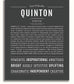 Quinton | Name Art Print – Name Stories