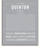 Quinton | Name Art Print – Name Stories