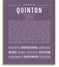 Quinton | Name Art Print – Name Stories