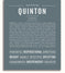 Quinton | Name Art Print – Name Stories
