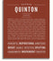 Quinton | Name Art Print – Name Stories