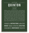 Quinton | Name Art Print – Name Stories
