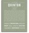 Quinton | Name Art Print – Name Stories