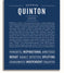 Quinton | Name Art Print – Name Stories