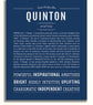Quinton | Name Art Print – Name Stories
