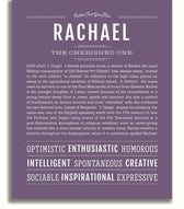 Rachael | Name Art Print – Name Stories