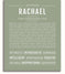 Rachael | Name Art Print – Name Stories